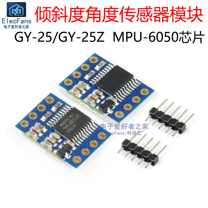 Gy-25/25z Tilt Angle Sensor Module Serial Port Direct Output Data MPU ...