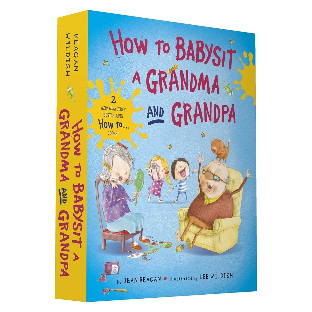 How to Babysit a Grandma and Grandpa Board Book Boxed Set (Hardcover ...
