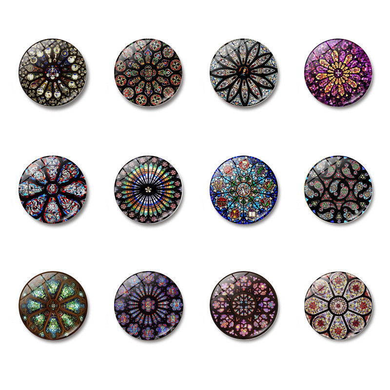 [Penghantaran jualan 24 jam] Tingkap bunga ros Katedral Notre Dame de ...