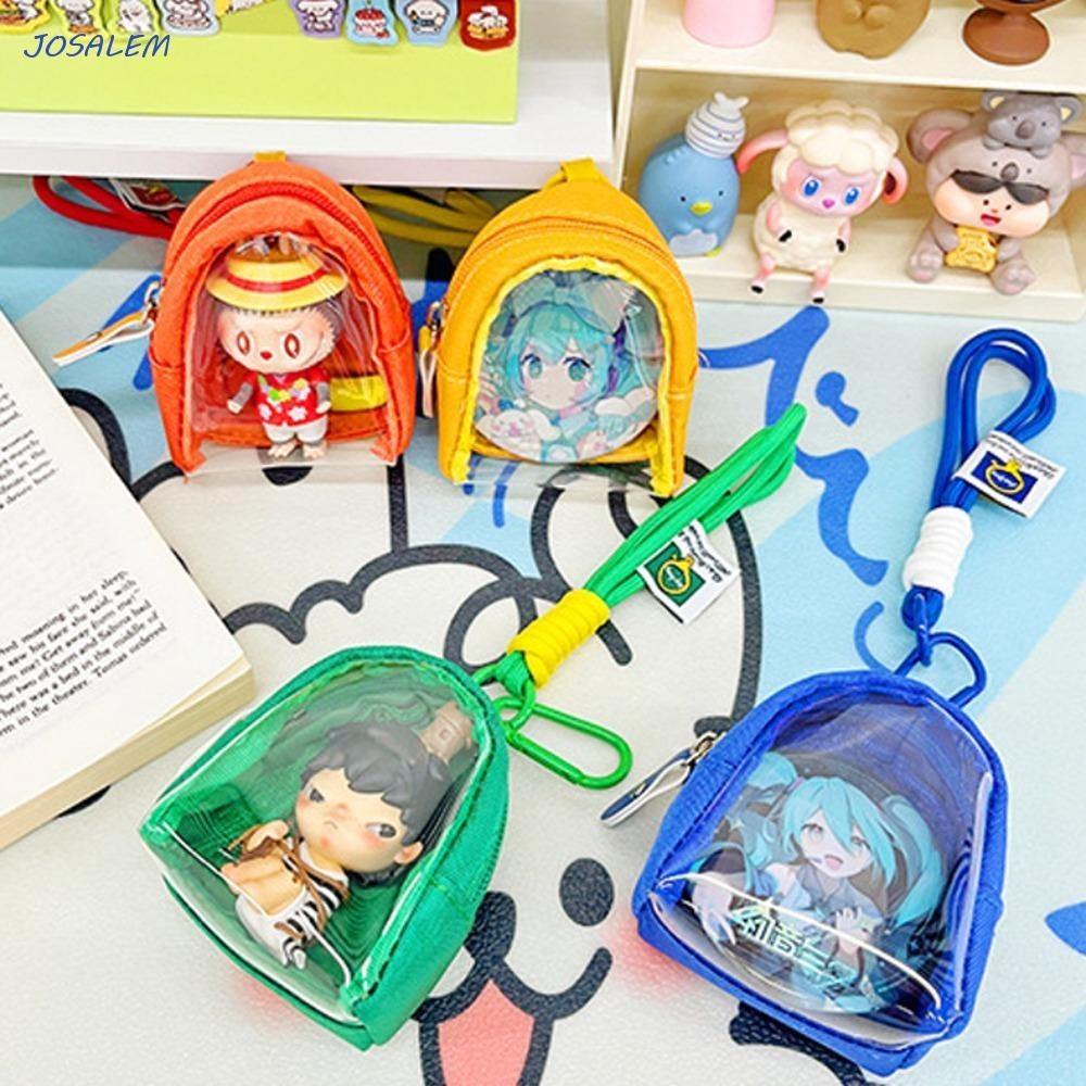 JOSALEM Labubu Outdoor Doll Bag, With Keychain Hatsune Miku Labubu Doll ...