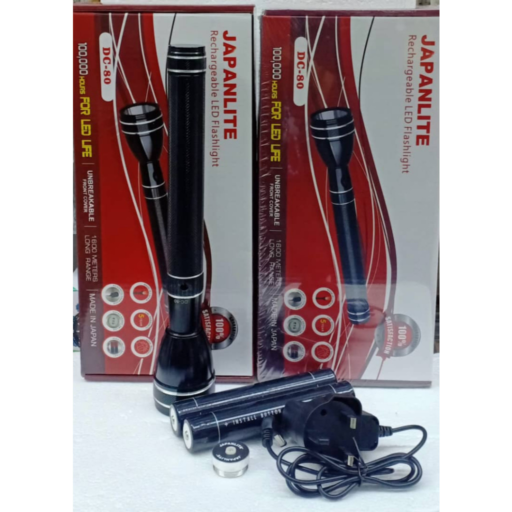 (GML NEW PACKING) HEAVY DUTY LED Rechargeable TORCH LIGHT FLASHLIGHT ...