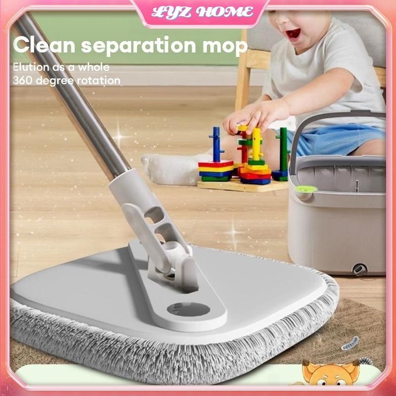 Rotating Mop Bucket Self-cleaning Superfine Fiber Cloth Automatic Magic ...