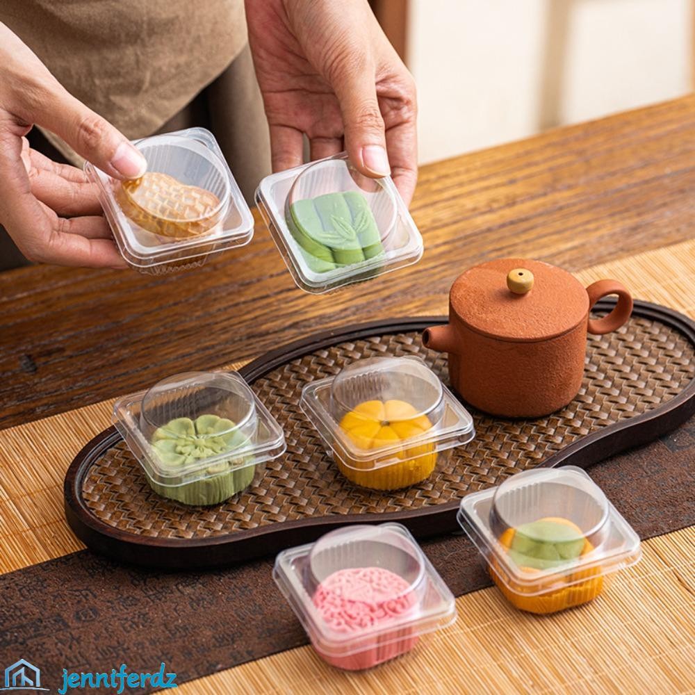 JENNIFERDZ Mooncake Packaging Box, Anti-pressure Visible Lid Mooncake ...