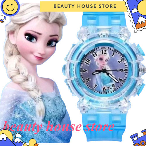 (BHS) Frozen digital children's watch, children's watch with lights ...