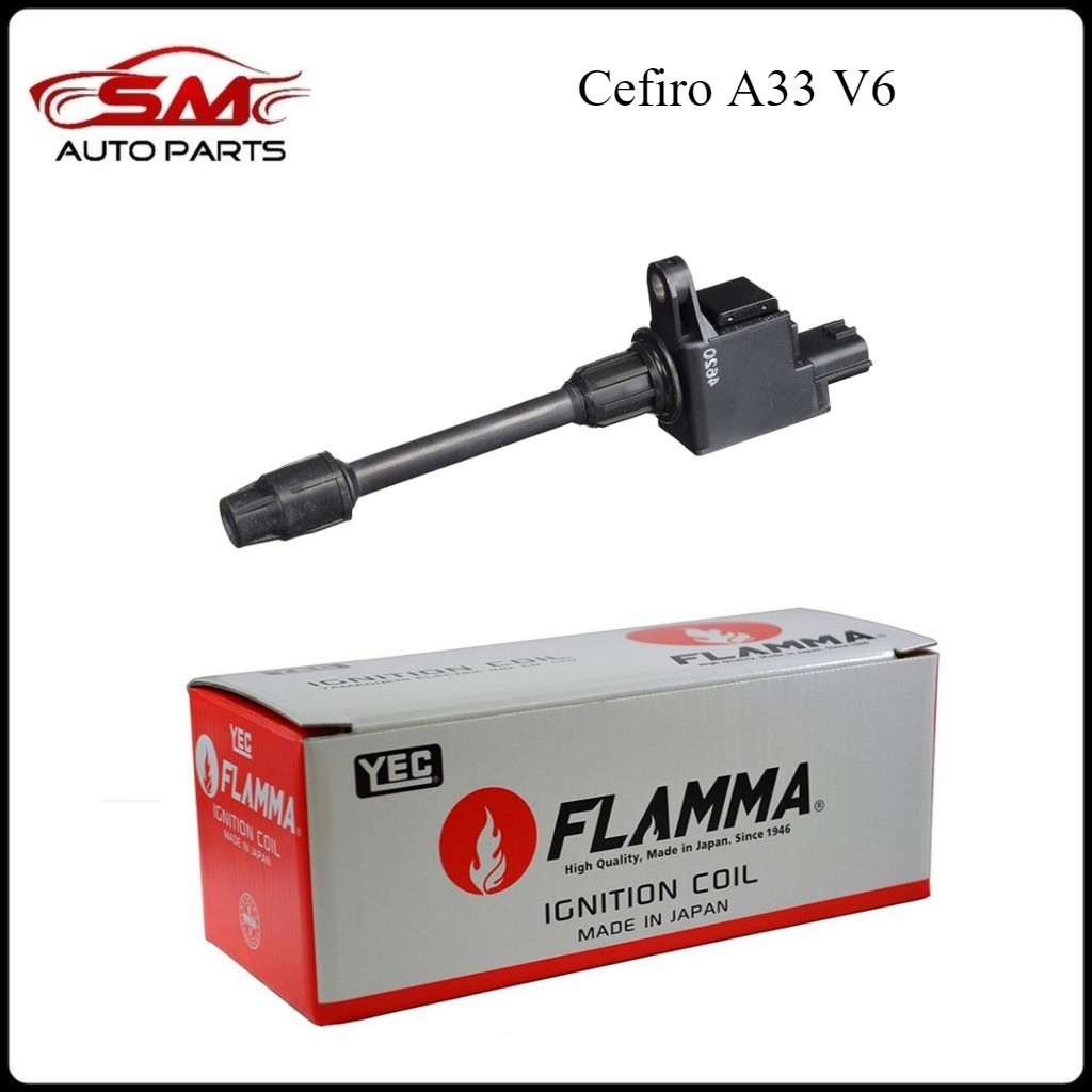 YEC Flamma Ignition Coil - Nissan Cefiro A33 V6 Long / Short ( Made in ...