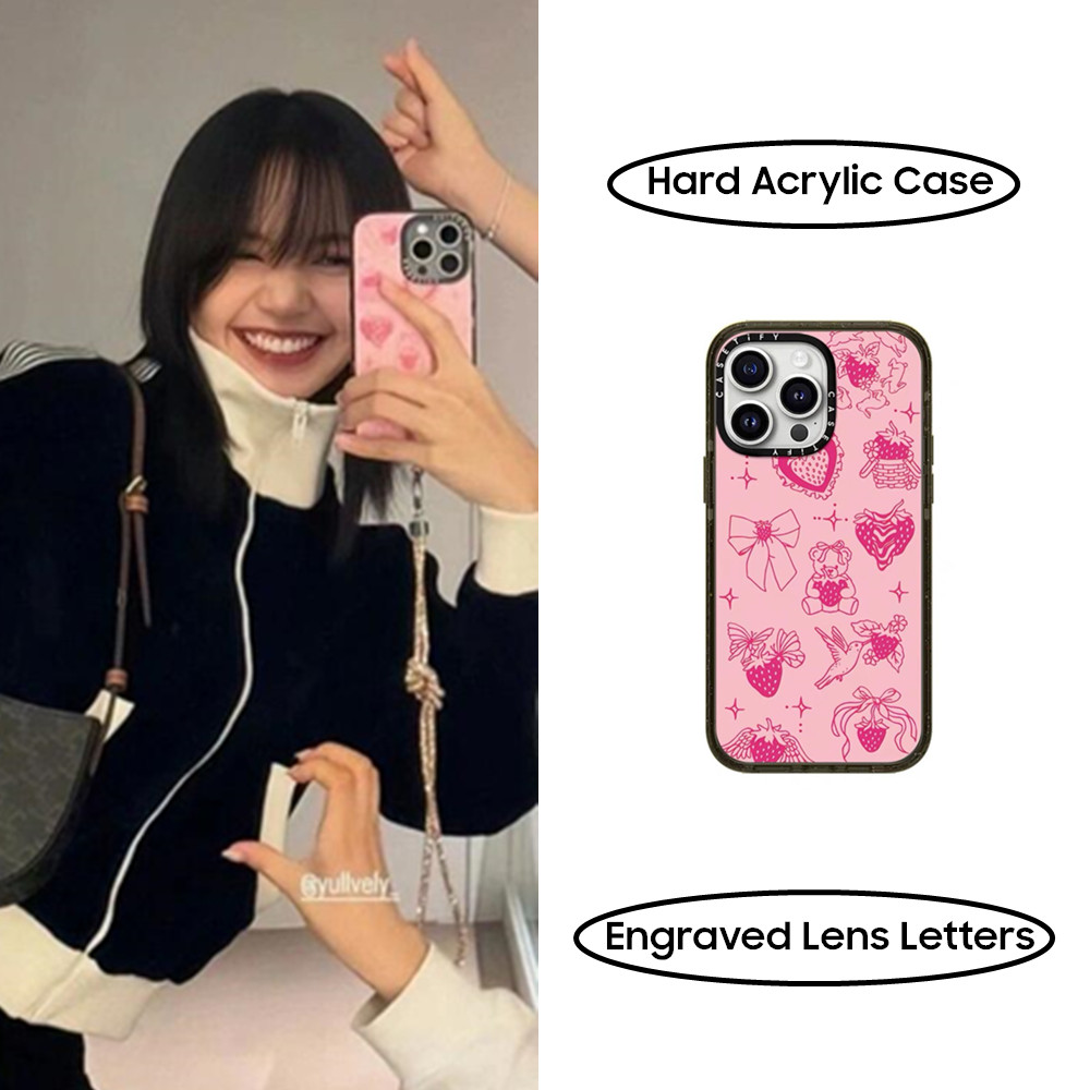Case BLACKPINK Lisa Strawberry Tattoo Flash Hard Plastic PC Case Cover ...