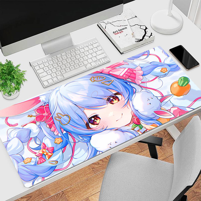 Hololive Usada Pekora Mouse Pad Laptop Kawaii Girl Gaming Accessories ...
