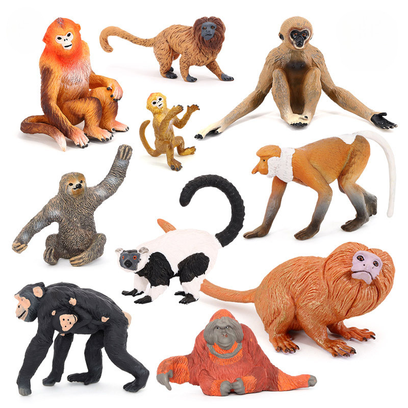 Children Cognitive Toys Simulation Monkey Animal Model Orangutan Long ...
