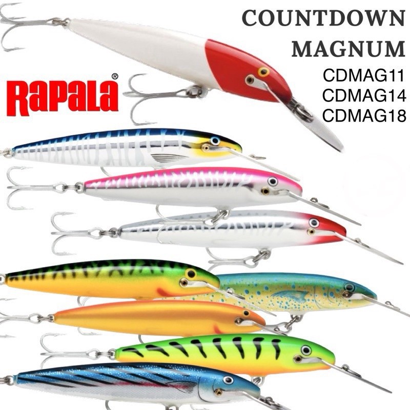 RAPALA MAGNUM LURE CD-18, CD-14, CD-11 🔥Ready Stock🔥 100% Original🔥 | Shopee Malaysia
