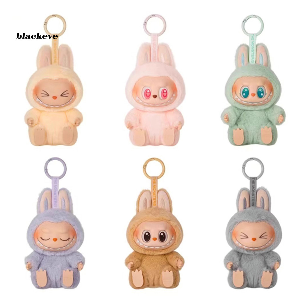 BL- Sitting Plushie Toy Vinyl Face Plush Toy Adorable Rabbit Ear Plush ...