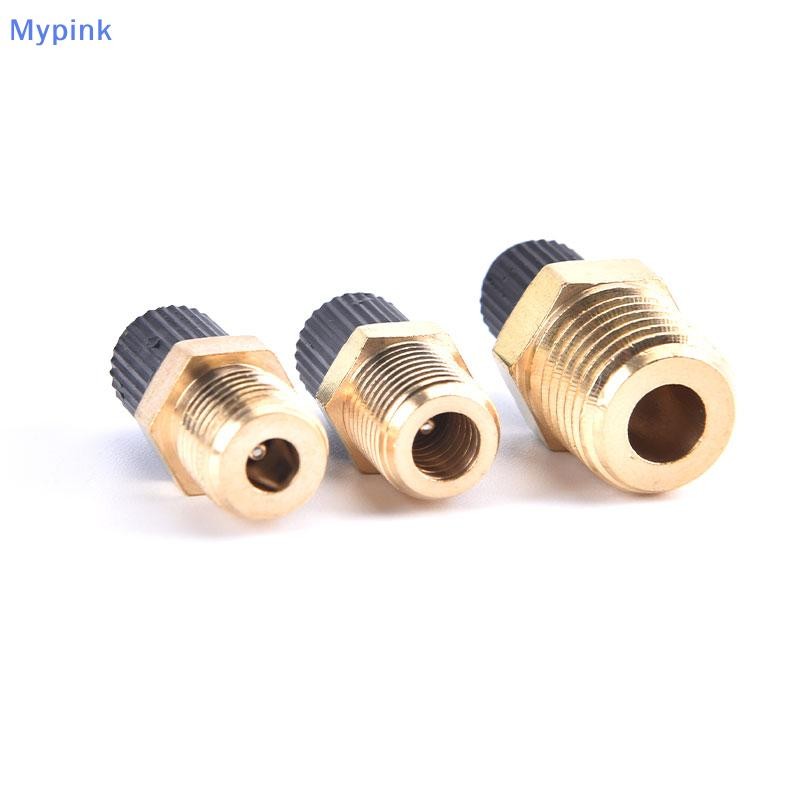 Mypink 1/4 Inch NPT Solid Nickel Plated Brass Air Compressor Fill Valve ...