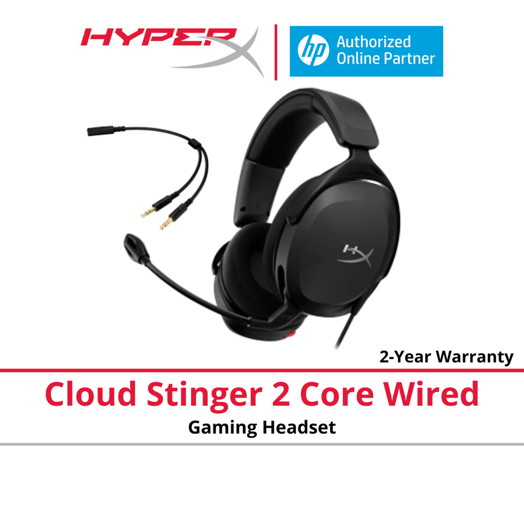HP HyperX Cloud Stinger 2 Core Gaming Headset 40mm (683L9AA) | Shopee Malaysia