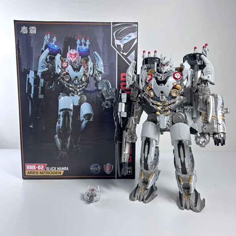 BMB LS01 LS-01 Oversize Transformation Robot 27cm Alloy Black Mamba TF ...
