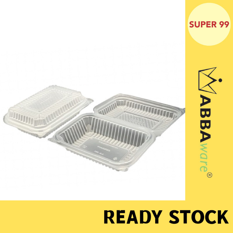 (100 PCS) ABBAWARE Medium PP Lunch Box / Disposable Plastic Food Box ...