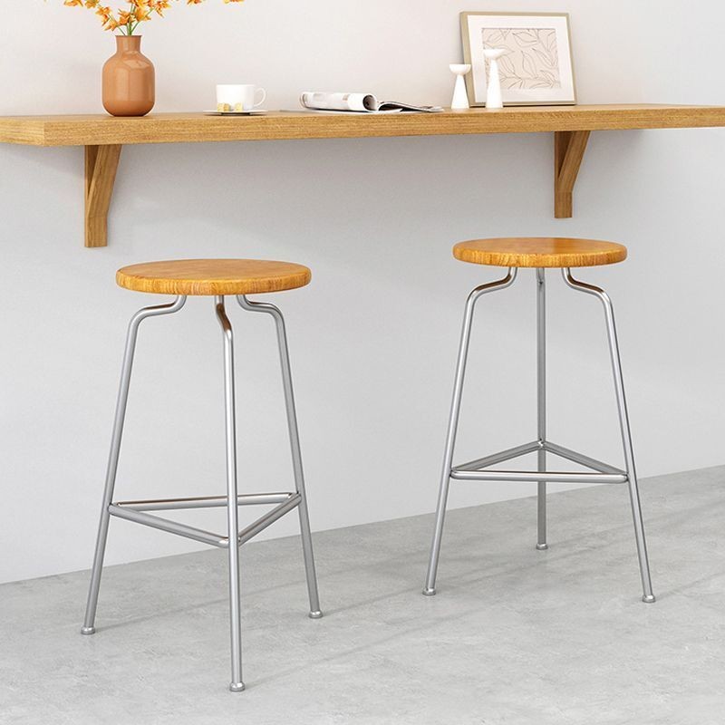Bar Stool Chair Iron High Stool Japanese Style Front Desk Bar Chair ...