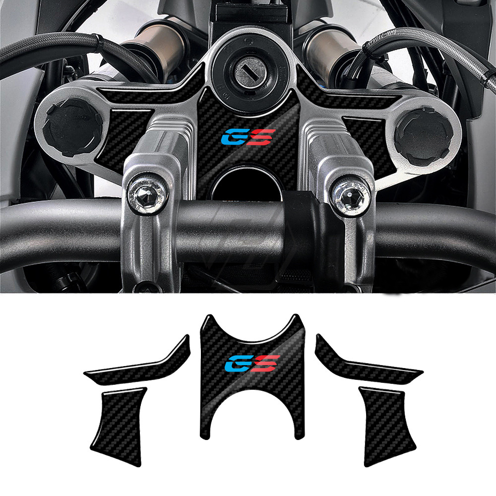 For BMW Motorrad R1200GS 2008-2012 3D Carbon-look Upper Triple Yoke ...