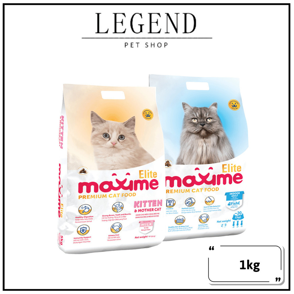 Maxime Elite Premium Dry Cat Food - 1KG | Shopee Malaysia