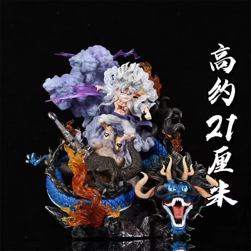 One Piece Onishima Showdown Fifth Gear Nika Luffy VS Kaido Merchandise ...