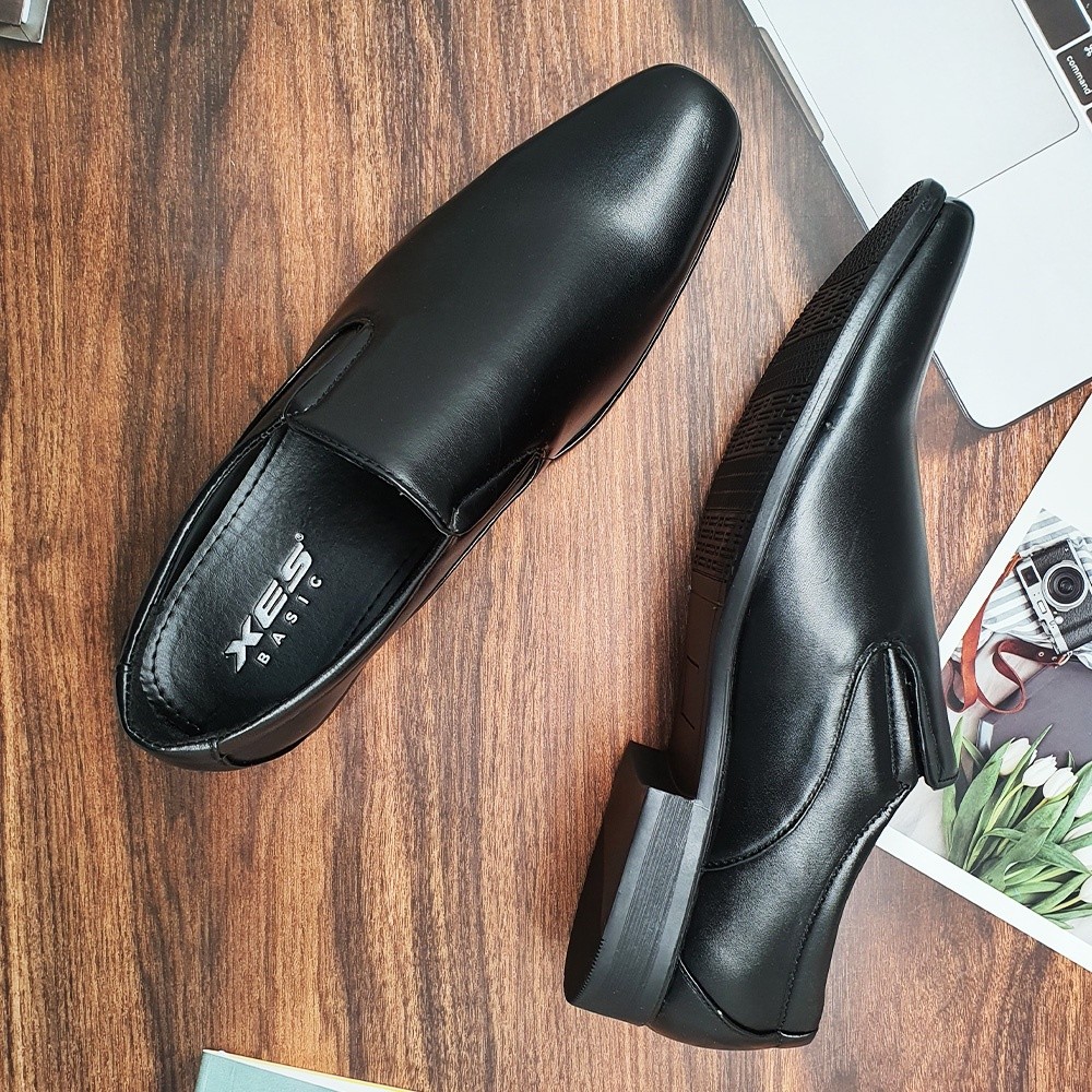 JE6 XES Men BSMCXH10 Formal Work Shoes (Black) | Shopee Malaysia