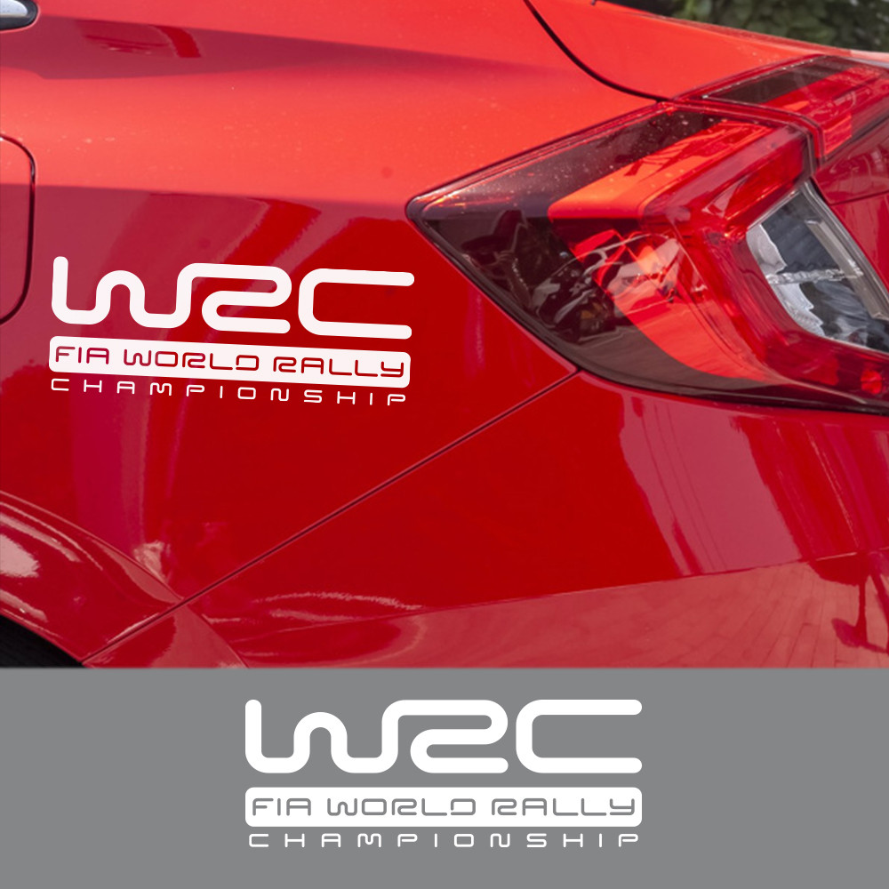 Car Body Decor WRC Stickers For BMW E46 Peugeot 206 Toyota RAV4 Audi A4 ...