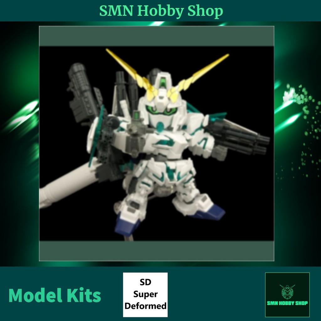 SD BB Super Deformed Unicorn Full Armor 390 GD Plastic Model Kit [Mecha ...