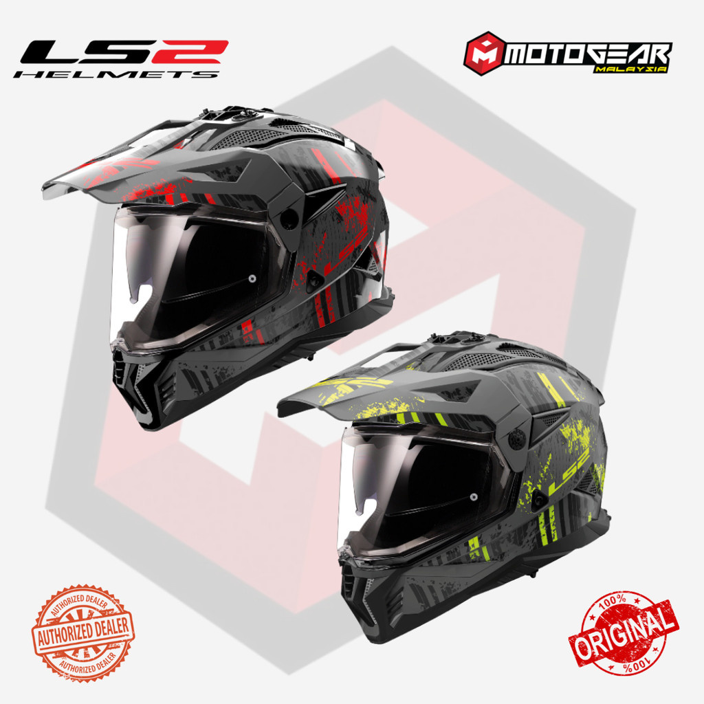 LS2 MX702 Pioneer II Crazy Fullface | Shopee Malaysia