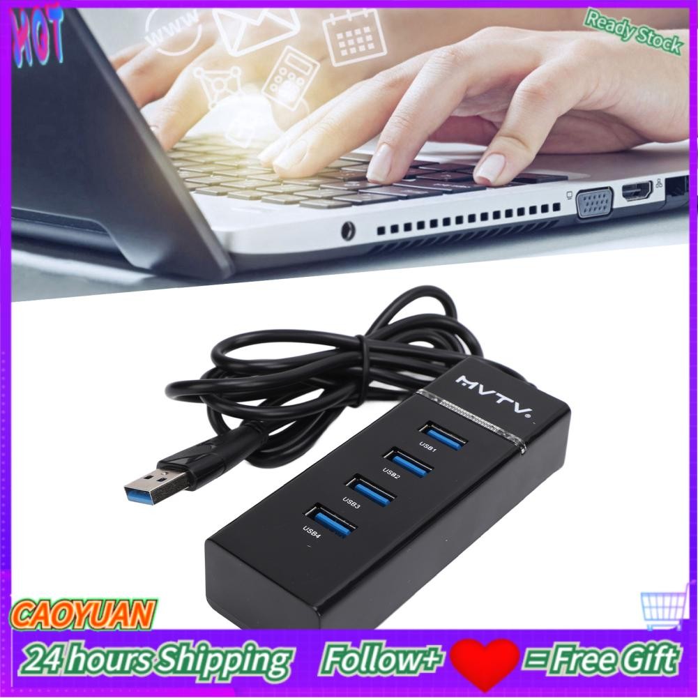 Caoyuanstore USB 2.0 Hub Stable High Speed 4 Port Docking Station with ...