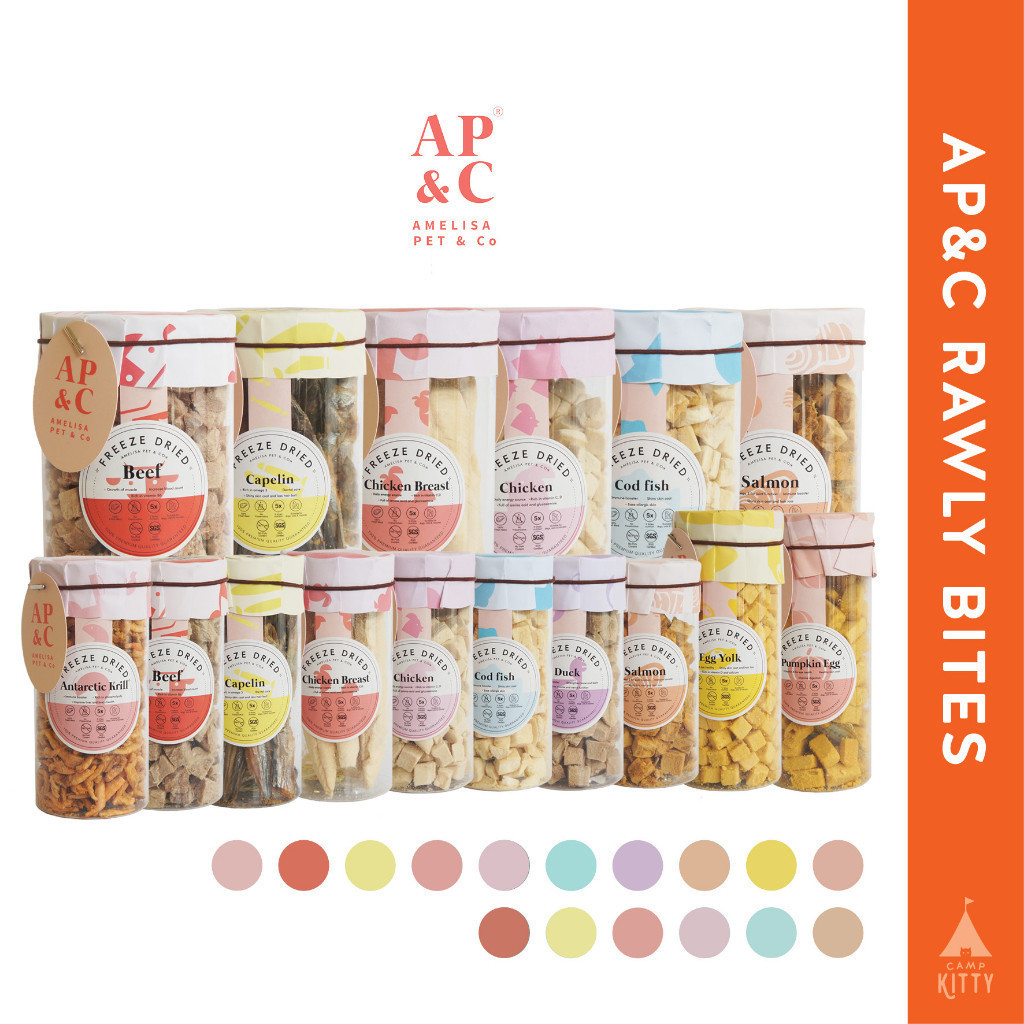 Amelisa Pet & Co Rawly Bites, Freeze Dried Meat | Classic Series / Mini ...