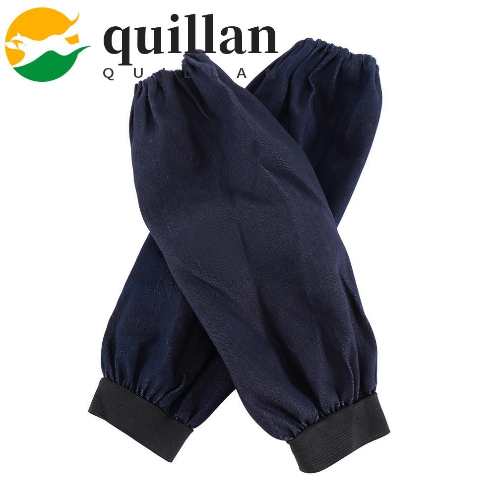 QUILLAN Blue Denim Sleeve Welder Oversleeve Arm Sleeves Dustproof ...