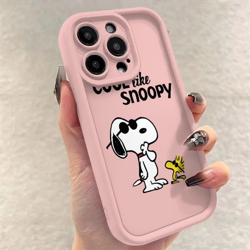 Classic cartoon Snoopy phone case for iPhone 16/ 15 /11/ 12/ 14/ 13 Pro ...