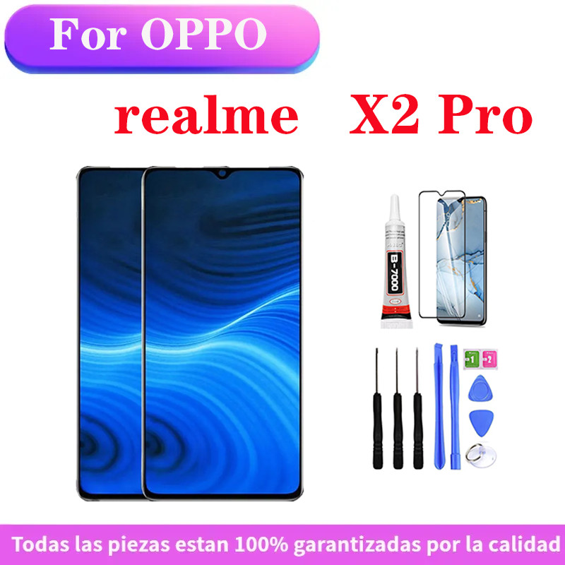 Original AMOLED Realme X2 Pro RMX1931 LCD Display Touch Screen ...
