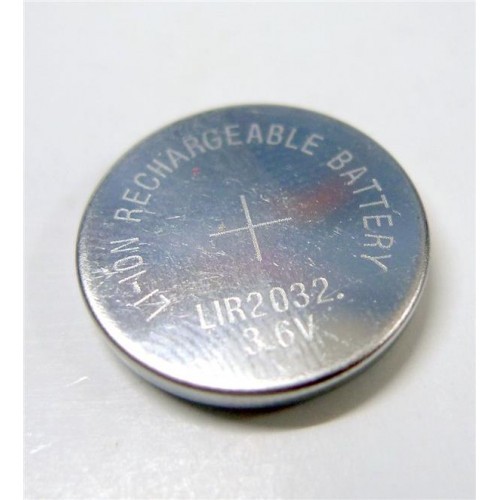 LIR2032 3.6V Button Coin Cell Rechargeable Battery CR2032 Lithium ...