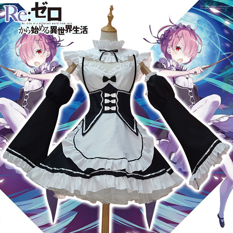 Rem cos Clothing Clothes Ram cosplay Maid Costume Zero-Starting Life in ...