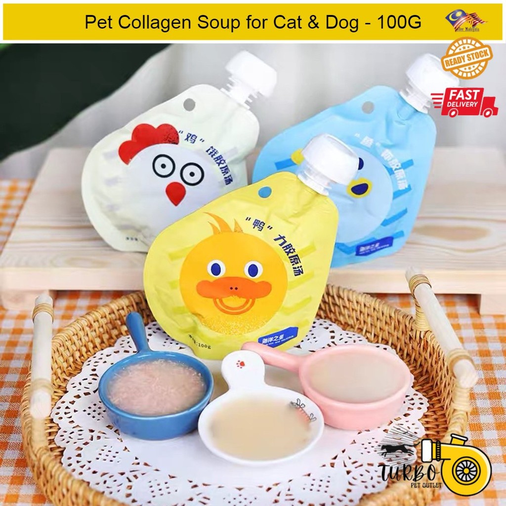 Pet Collagen Soup for Cat & Dog / Pet Snack - 100G | Shopee Malaysia