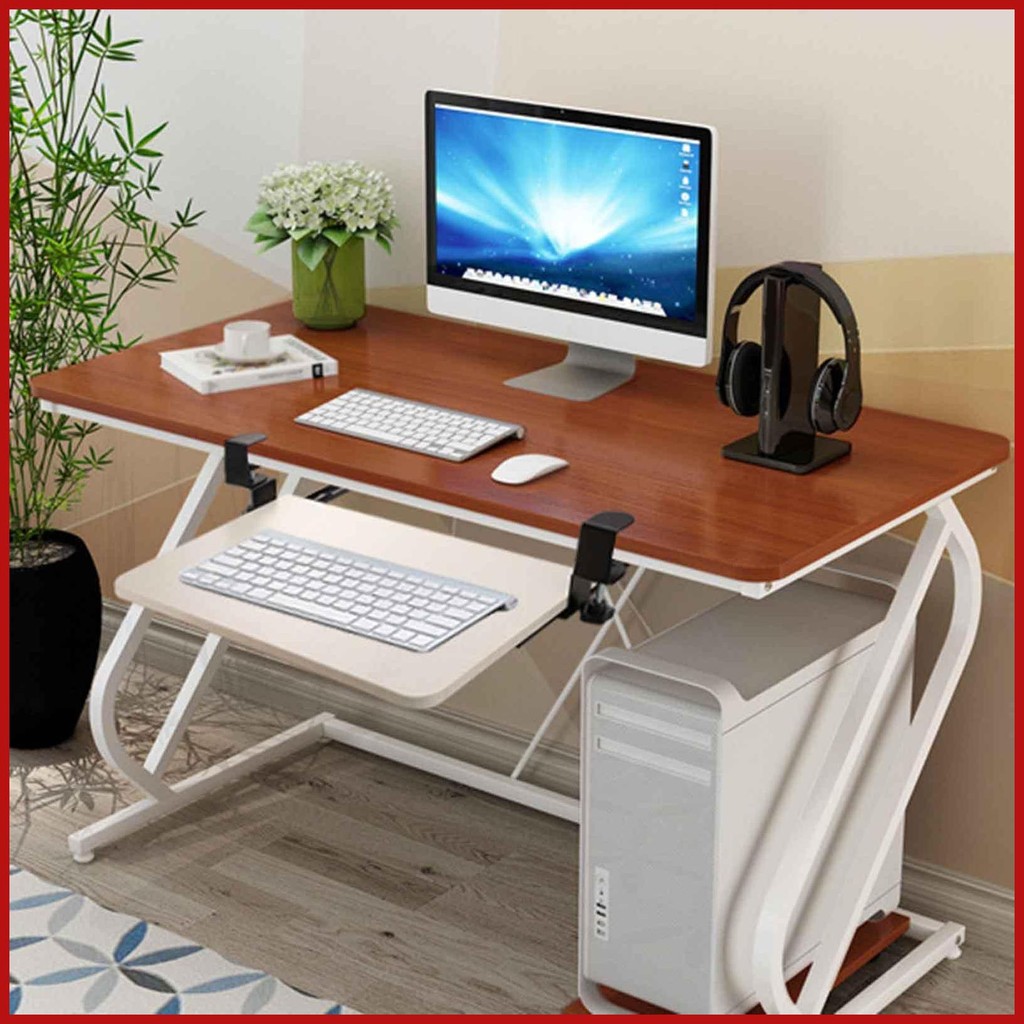 Under Desk Keyboard Tray Slide out Height Adjustable Clamp Under Desk ...