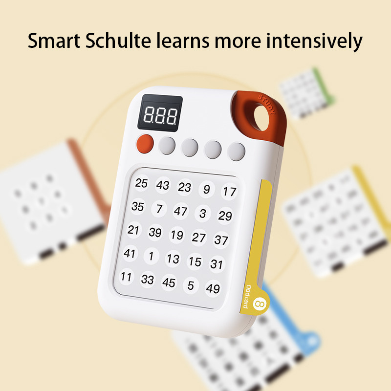 Handheld Game for Kids 6-12, Schulte Grid Focus Trainer, Attention ...