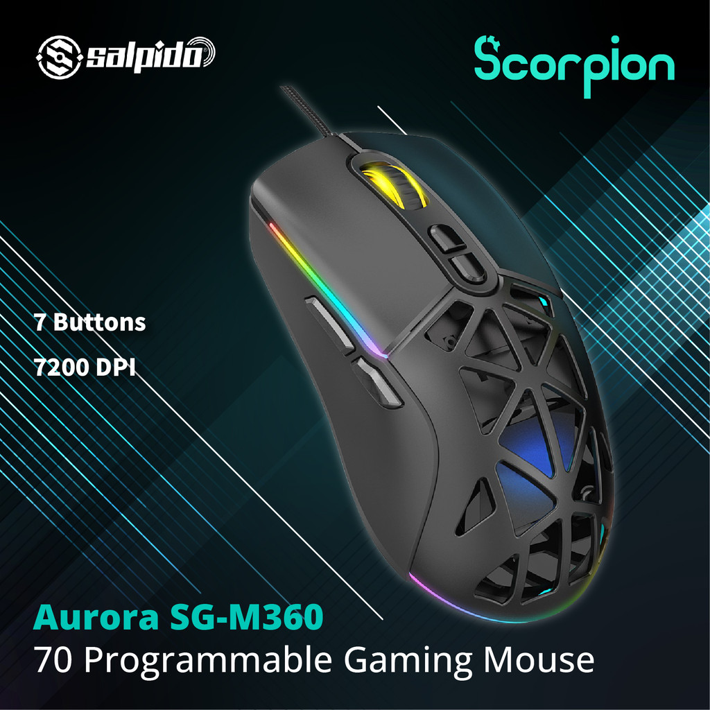 Salpido Transform SG-M360 70 Programmable RGB Gaming Mouse | Shopee ...
