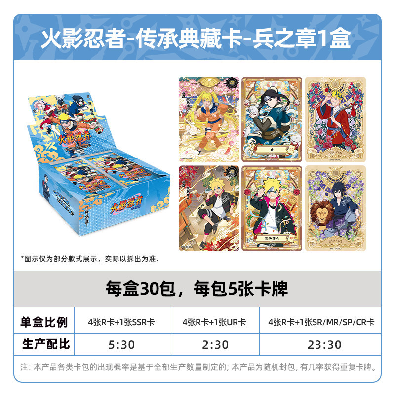 KAYOU Naruto Collectible Card 第七弹 火影忍者 小卡 Kad Koleksi Anime Rasmi Box ...