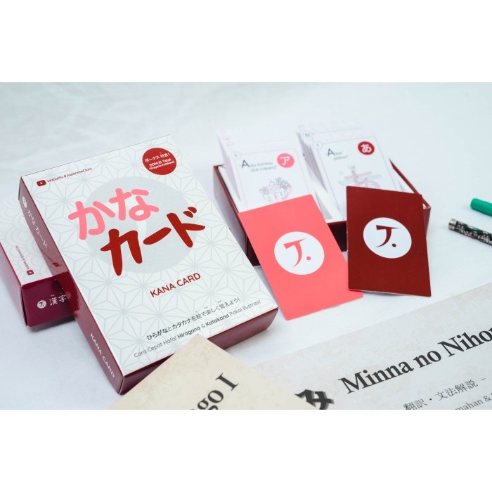 KANA Card - Memorize JAPANESE LETTERS Using ILLUSTRATION | Shopee Malaysia
