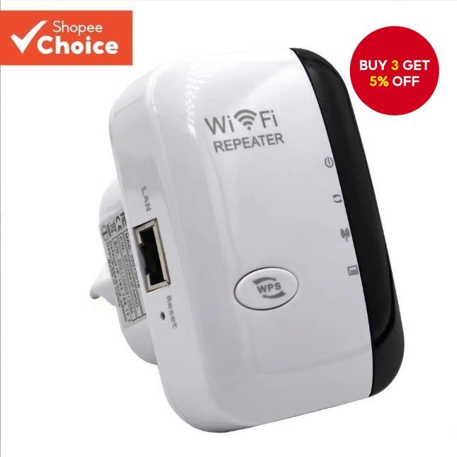 Wireless Router 300Mbps WiFi Repeater Network Signal Extender | Shopee ...