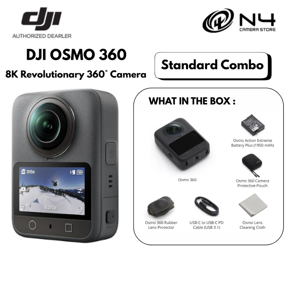 DJI OSMO 360 8K Revolutionary 360° Camera Next-Level 360° Image Quality ...