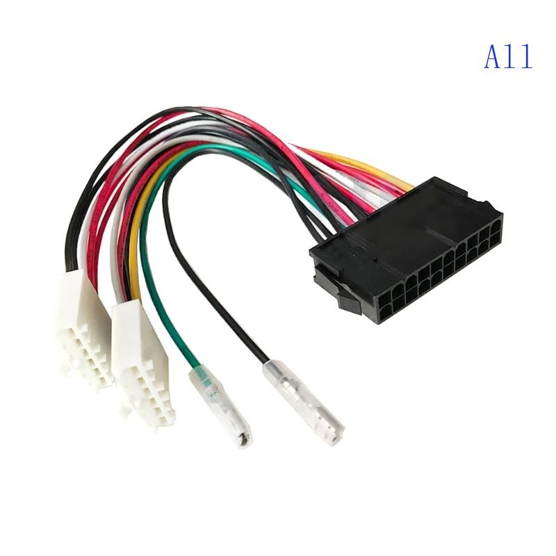 All 20Pin Common ATX PSU Cord to AT PSU Output 2x 6Pin Power Lead ...