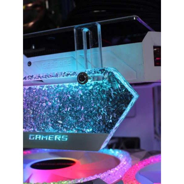 Ice Computer Graphics Card Holder Anti-Bending Support Frame 5V3-Pin ...