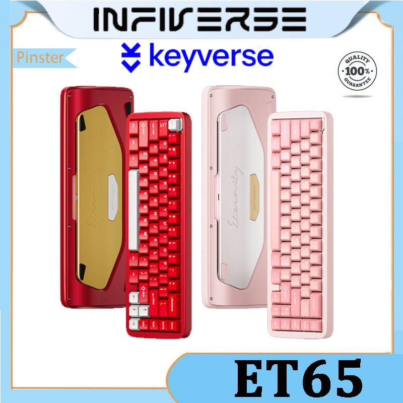 Keyverse ET65 wired RGB esports magnetic switch gaming keyboard aluminum alloy fearless contract ...