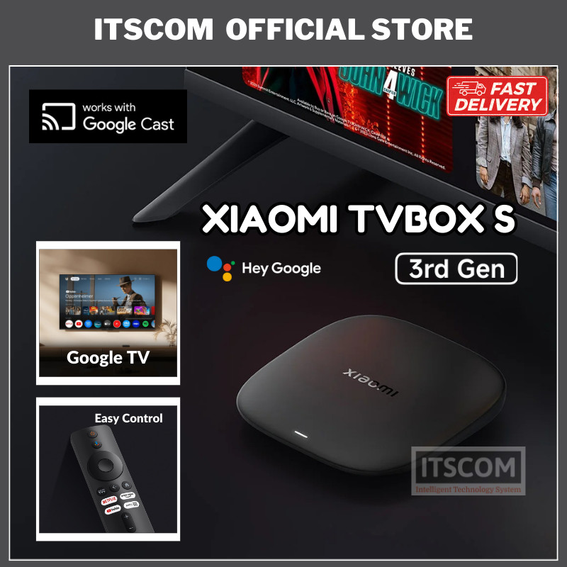 Xiaomi TV Box S (3rd Gen) 4K UHD Output Cinema Grade HDR Support ...
