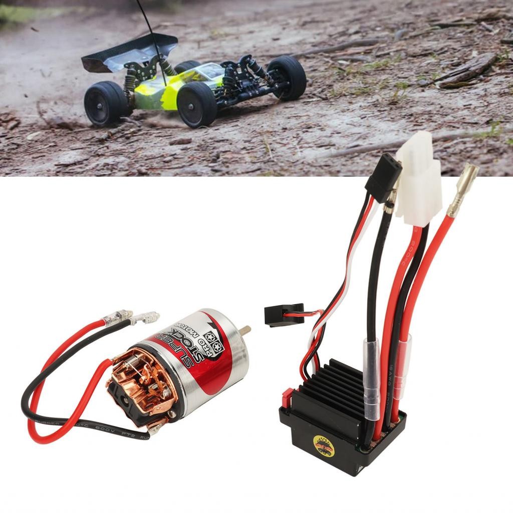 Phoenixshop Brushed RC Motor & ESC Combo 7.4V 540 320A Set for HSP Car ...