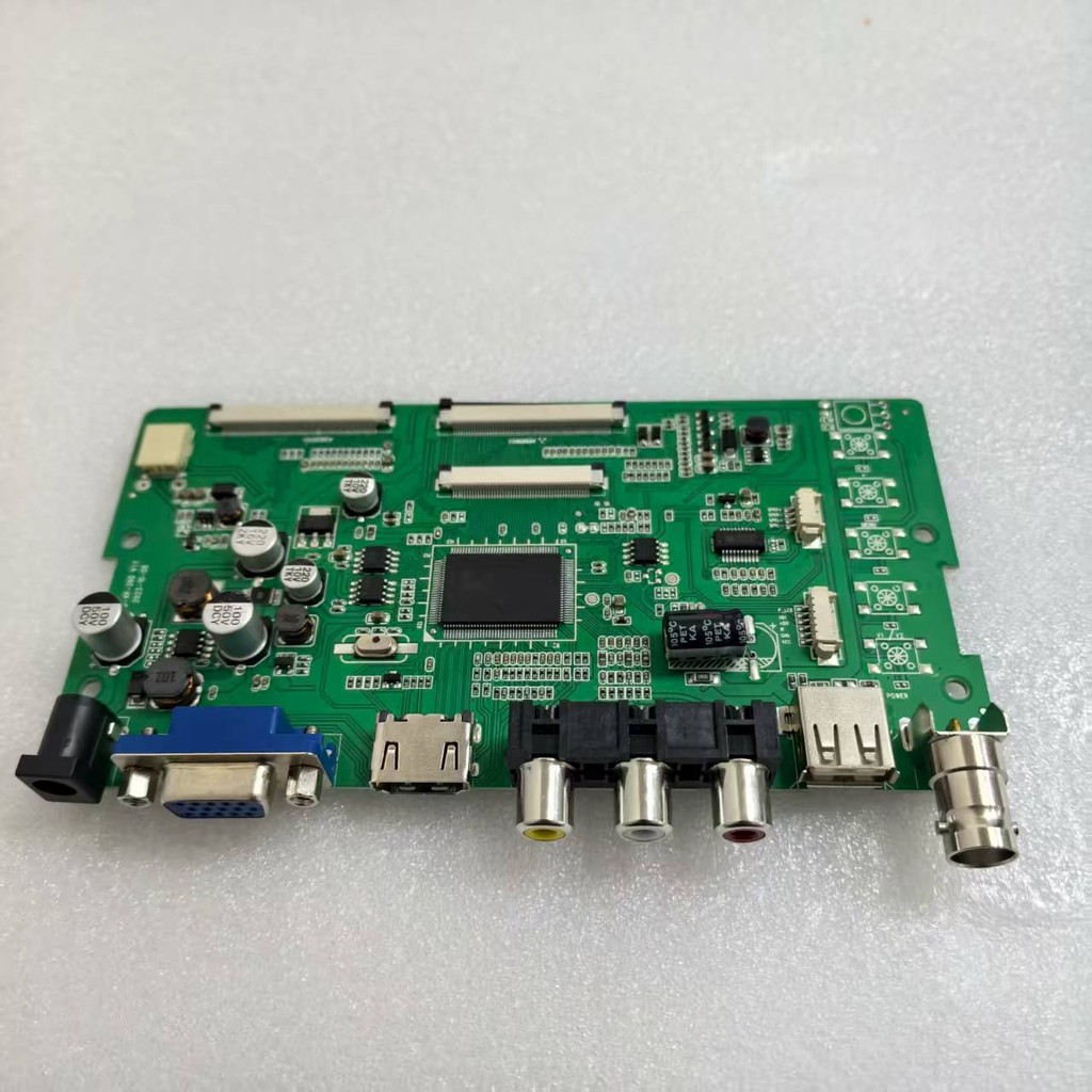 Papan Pemacu Monitor Kawalan Perindustrian, Bekalan Kuasa 12V, VGA ...