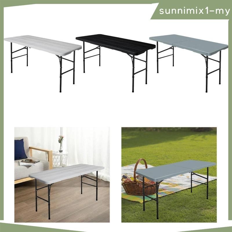 [SunnimixfaMY] Folding Table 2 Level Height Adjustable Heavy Duty ...