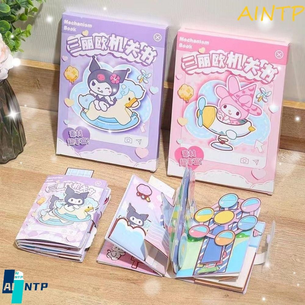 AINTP Kuromi Quiet Book Toys, Anime Activity Books Handmade My Melody ...