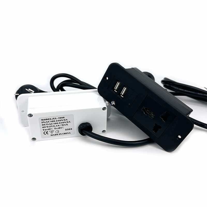 Ft Embedded Desktop Socket Office Furniture with Cable USB Cabinet ...